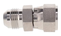 1/4" JIC Male x 1/4" JIC Female Swivel - Stainless Steel | SS-6504 | Stainless Steel Fittings
